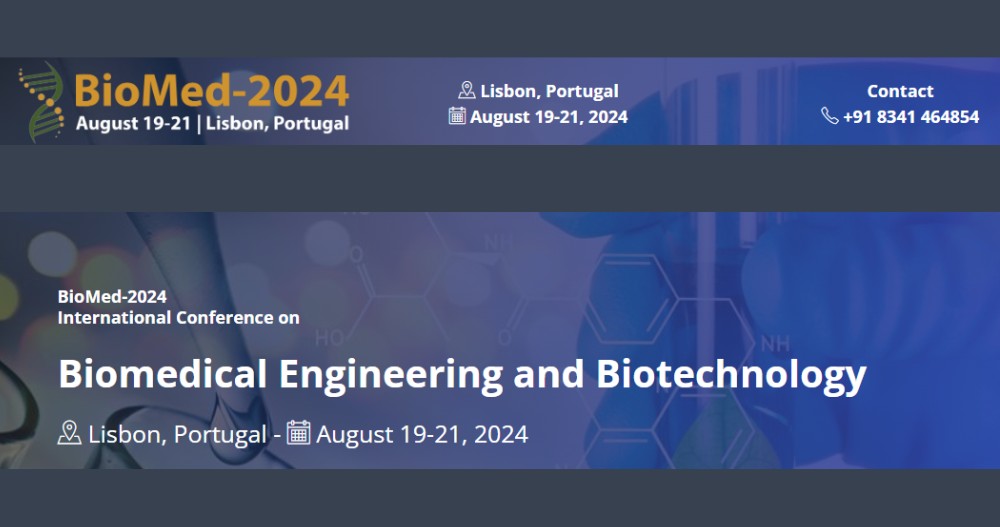 BioMed2024: Conferência Internacional sobre Engenharia Biomédica e ...